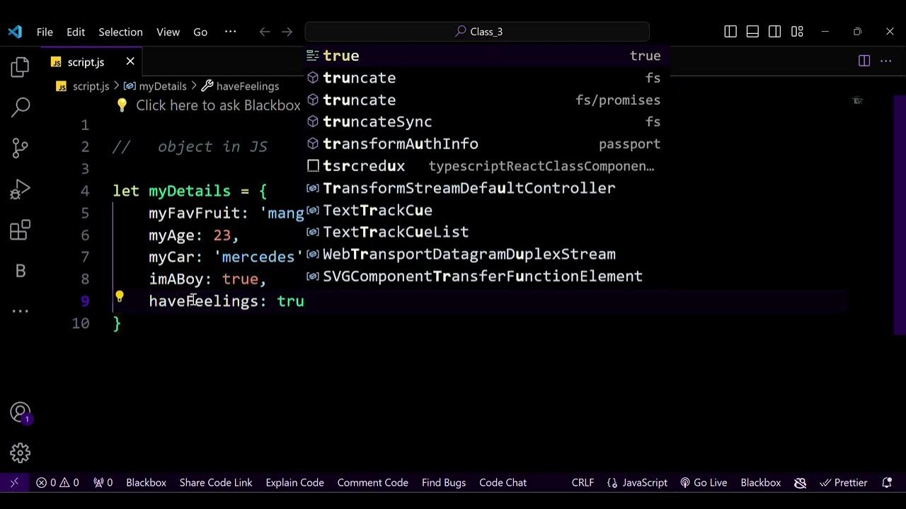 Object in JavaScript - YouTube