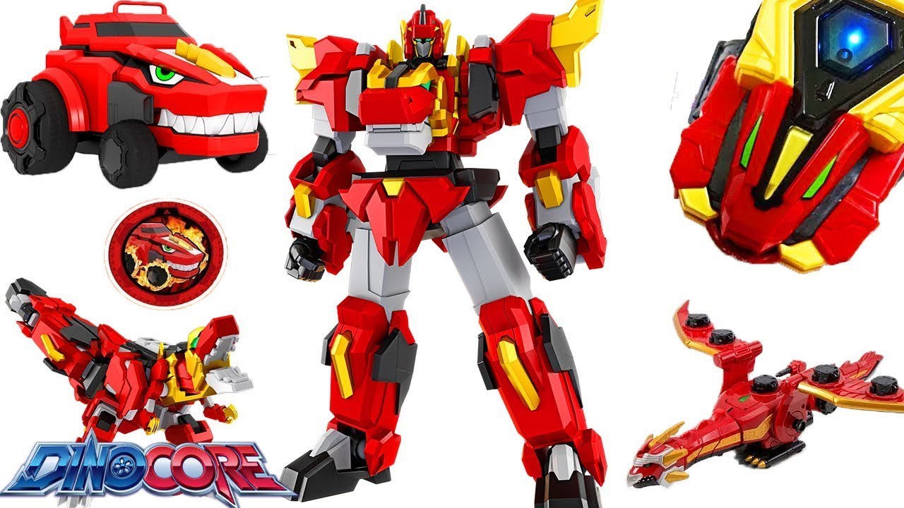 Dinocore Cartoon | Dinocore Robots | Power Rangers Cartoon - YouTube