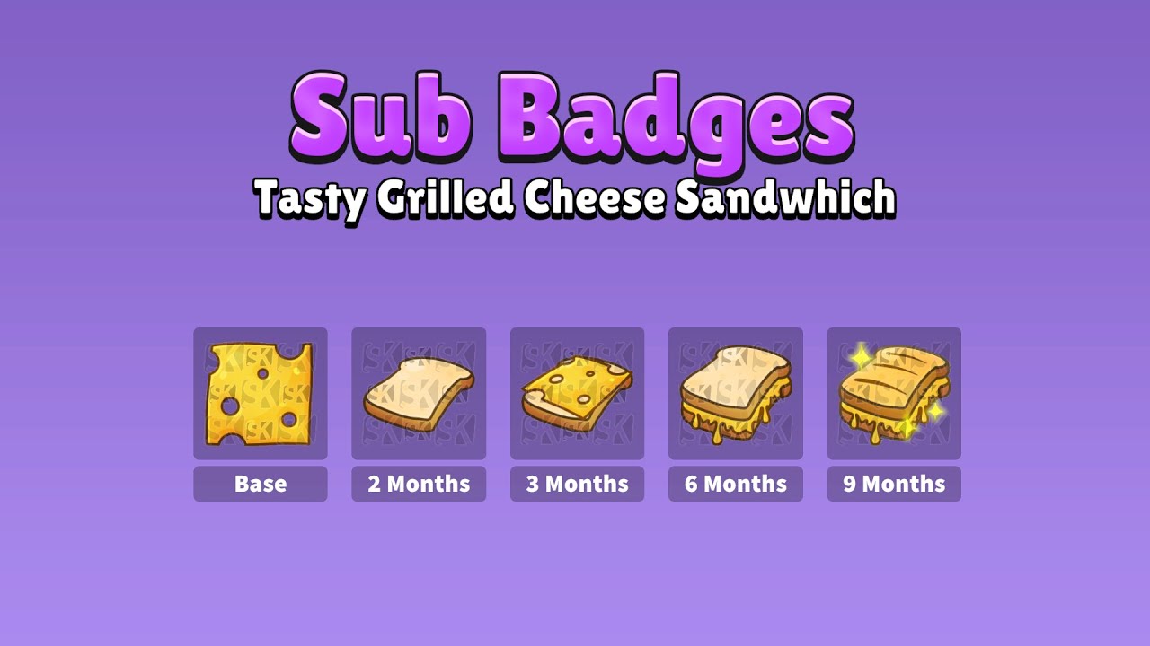 Tasty Grilled Cheese Sandwhich Sub Badges - cheese - grilled - tasty ...