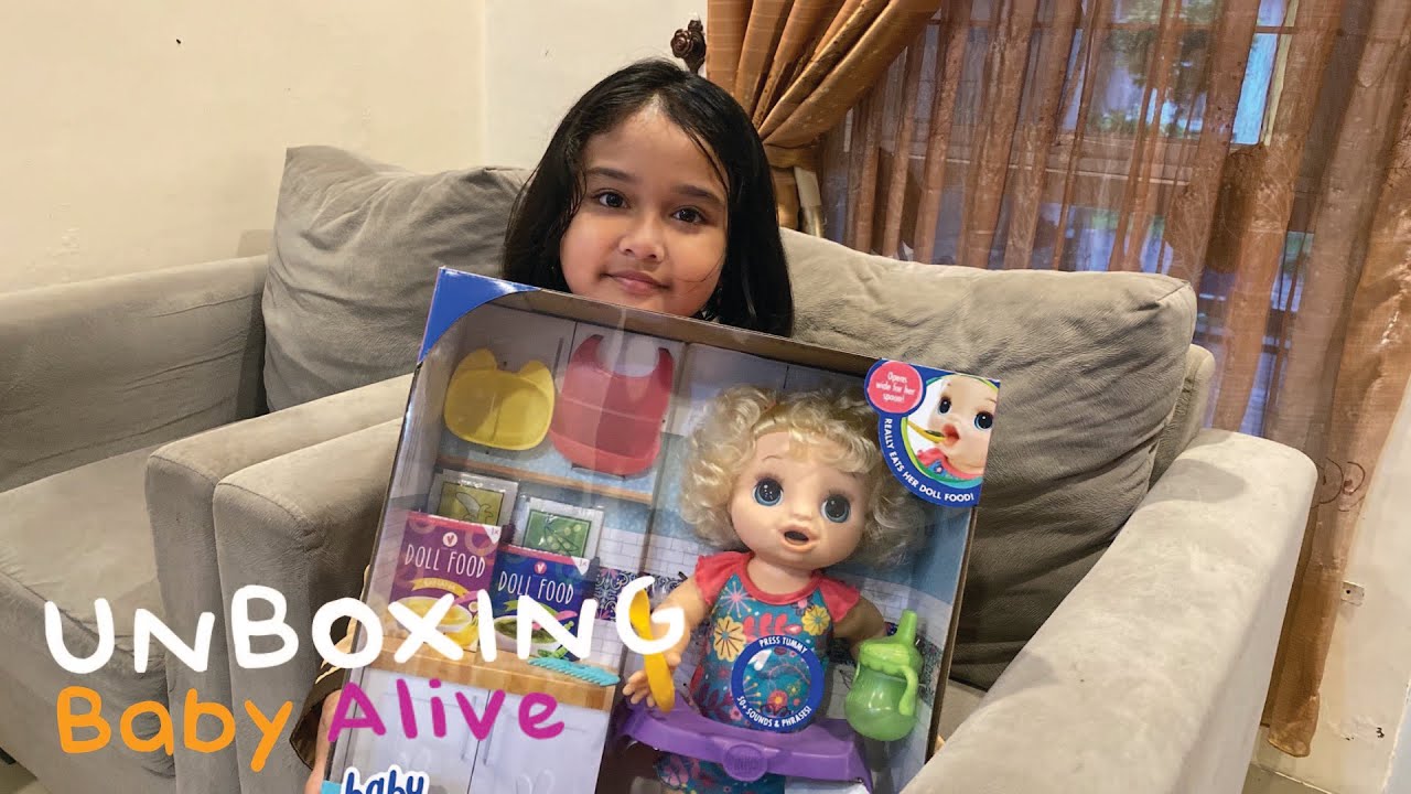 [4K Video] Unboxing Boneka Baby Alive - Eps. Happy Hungry Baby - YouTube