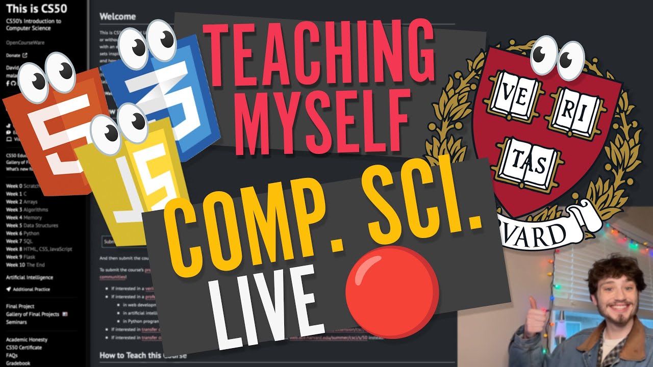 Teaching Myself Computer Science LIVE 🔴 | Harvard CS50X 2025: Week 8 ... Teaching Myself Computer Science LIVE 🔴 | Harvard CS50X 2025: Week 8 ...