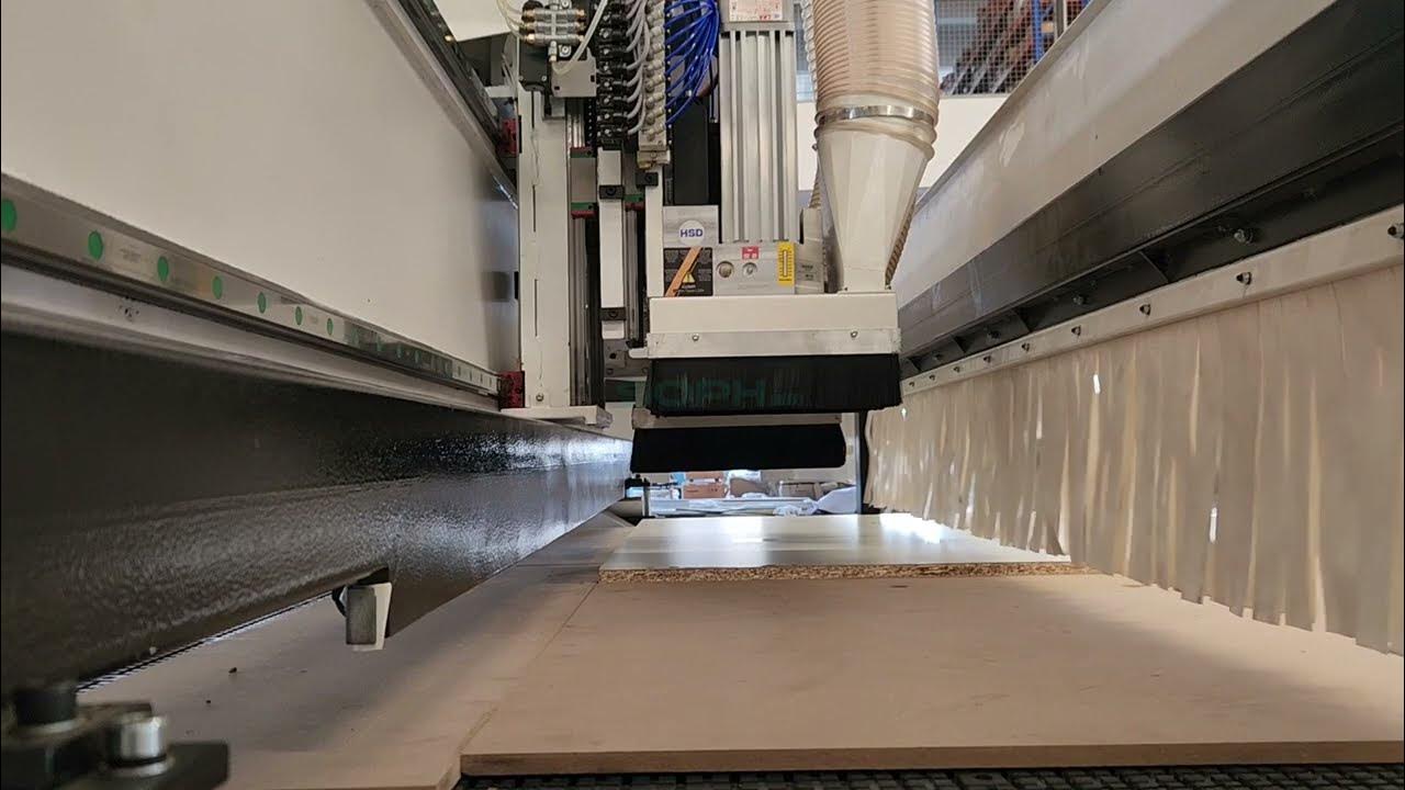 SOPH CNC Nesting Center MSK2822A with Automatic Labelling, Loading and Unloading - YouTube