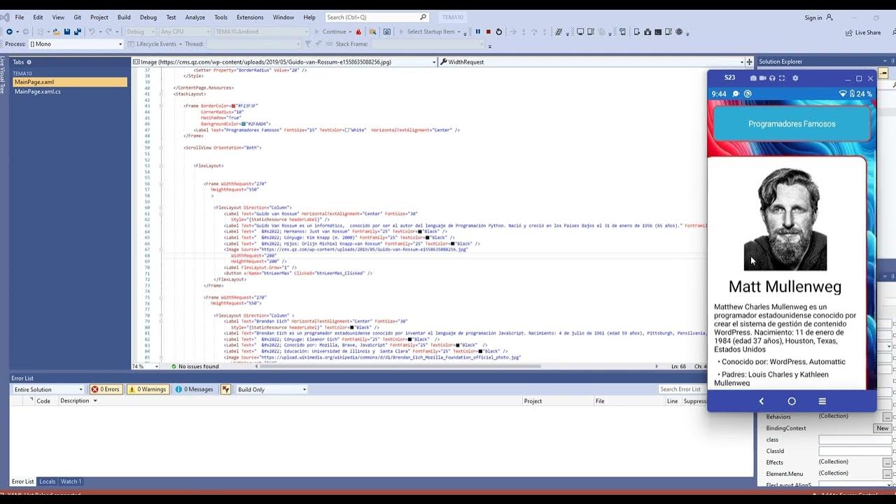 TEMA 10/ CONTROL FLEXLAYOUT, SCROLLVIEW Biandel jesus de la cruz / 22 ... TEMA 10/ CONTROL FLEXLAYOUT, SCROLLVIEW Biandel jesus de la cruz / 22 ...