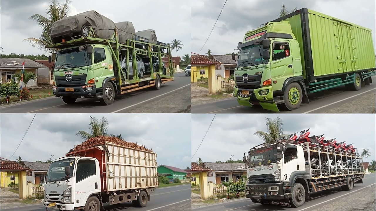 dump truck, truk wing box, truk pengangkut motor, truk pengangkut mobil ...