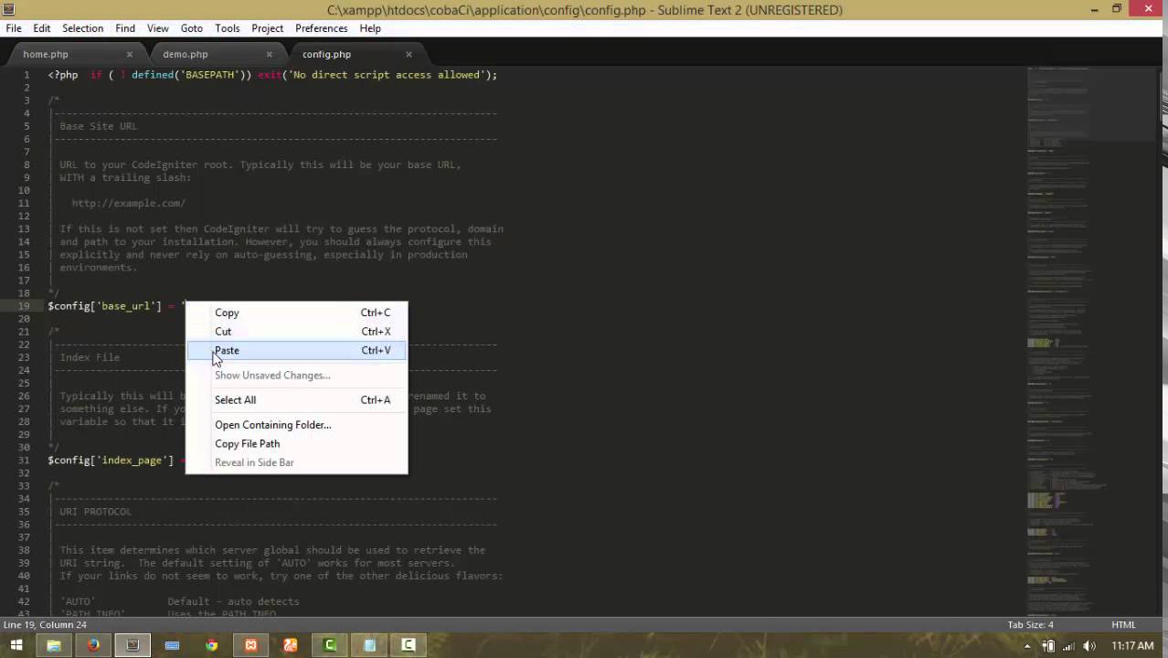Tutorial Codeigniter - Integrasi codeigniter dengan bootstrap - YouTube