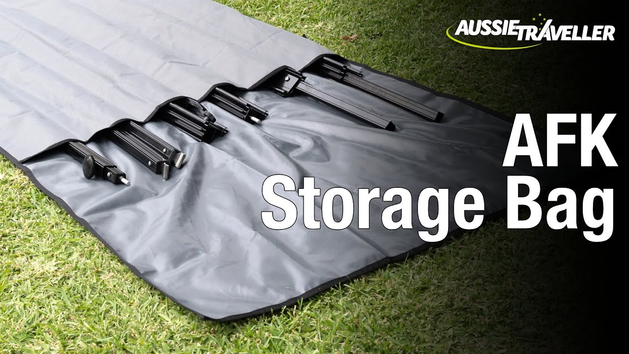 Aussie Traveller Anti-Flap Kit Storage Bag - YouTube