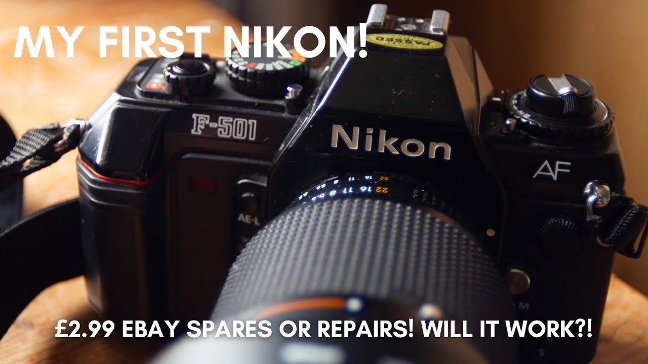 My first Nikon! Nikon F-501 plus classic AI-S lens - YouTube