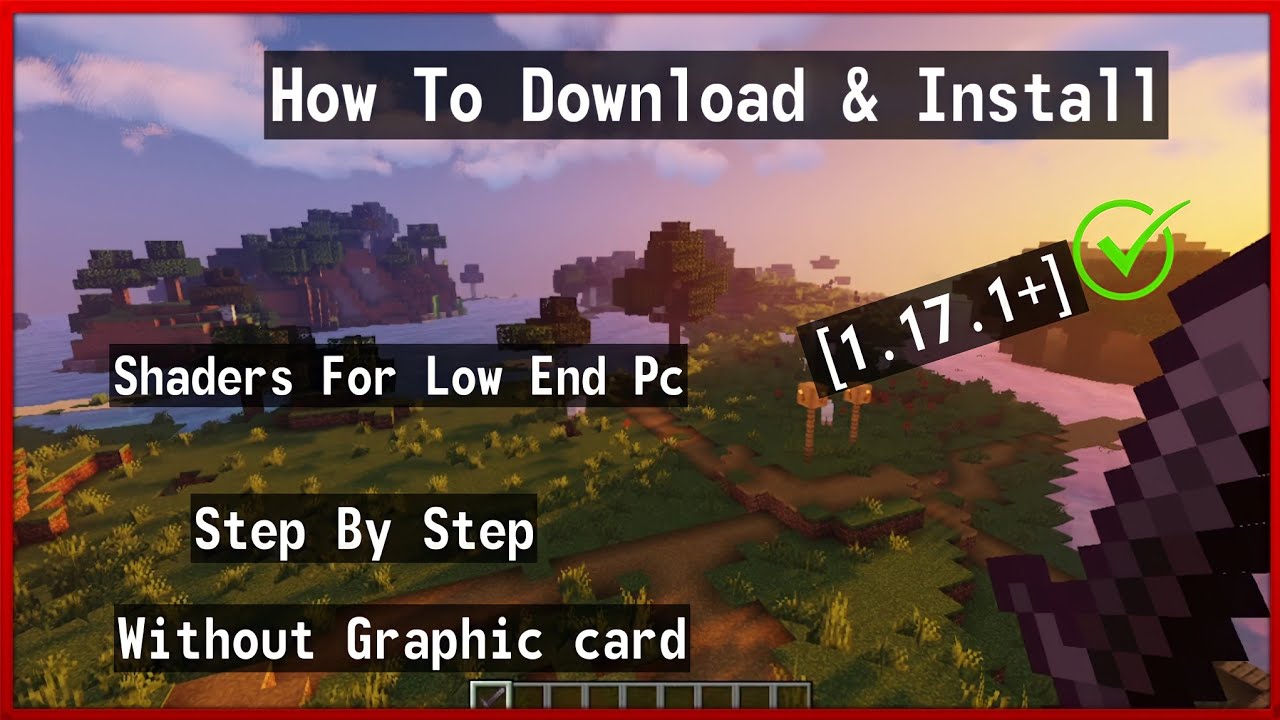 [1.17.+] How To Download and Install Minecraft Shaders | Shaders For ...