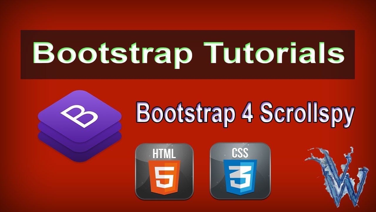 Bootstrap 4 Scrollspy Example Scrollspy Bootstrap Tutorial Html5 By 3094