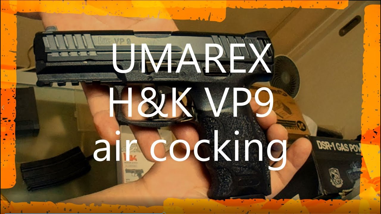 UMAREX H&K VP9 air cocking 新品をむりやり分解！破損覚悟！壊れてしまえば直せばいいでしょう？ - YouTube