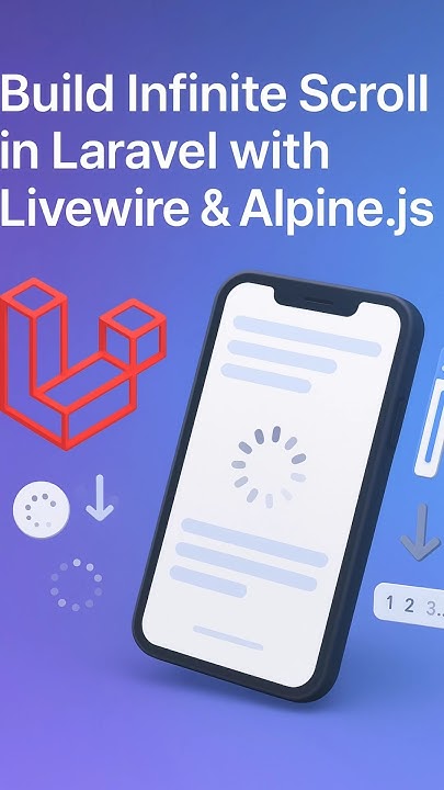 Build Infinite Scroll in Laravel with Livewire & Alpine.js#Laravel #Livewire #AlpineJS - YouTube