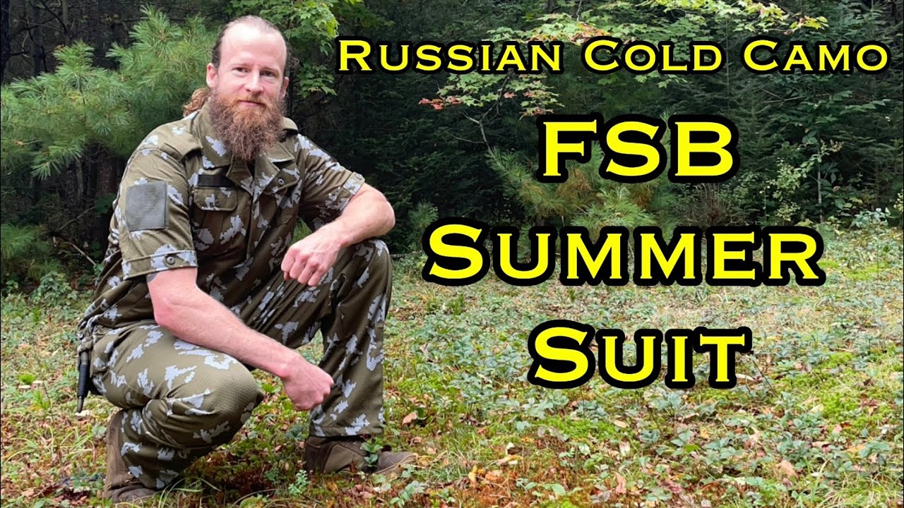 Russian Cold Camo FSB Summer Suit - YouTube