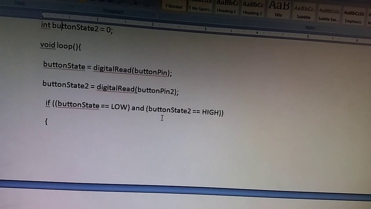 Arduino Simulation To Glow Led By Using Two Push Buttons Youtube 2446