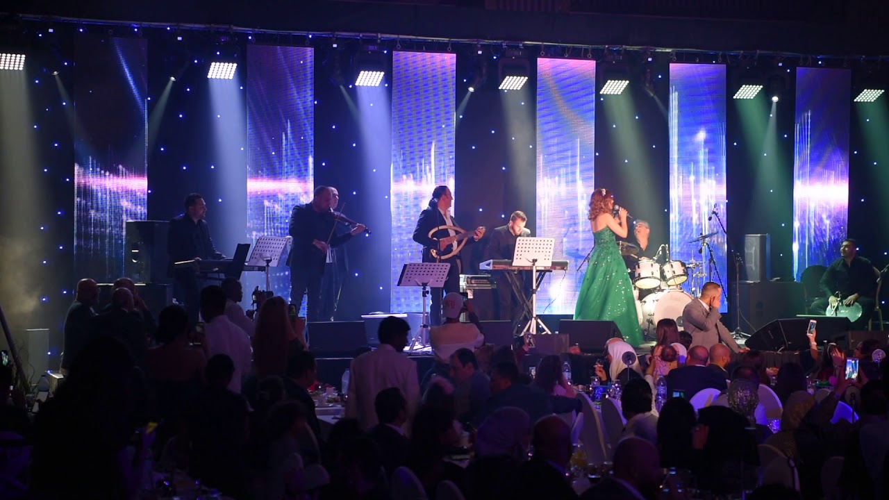 Lebanese Singer Yara in Abu Dhabi, New Year Eve 2018- Event Organized ...