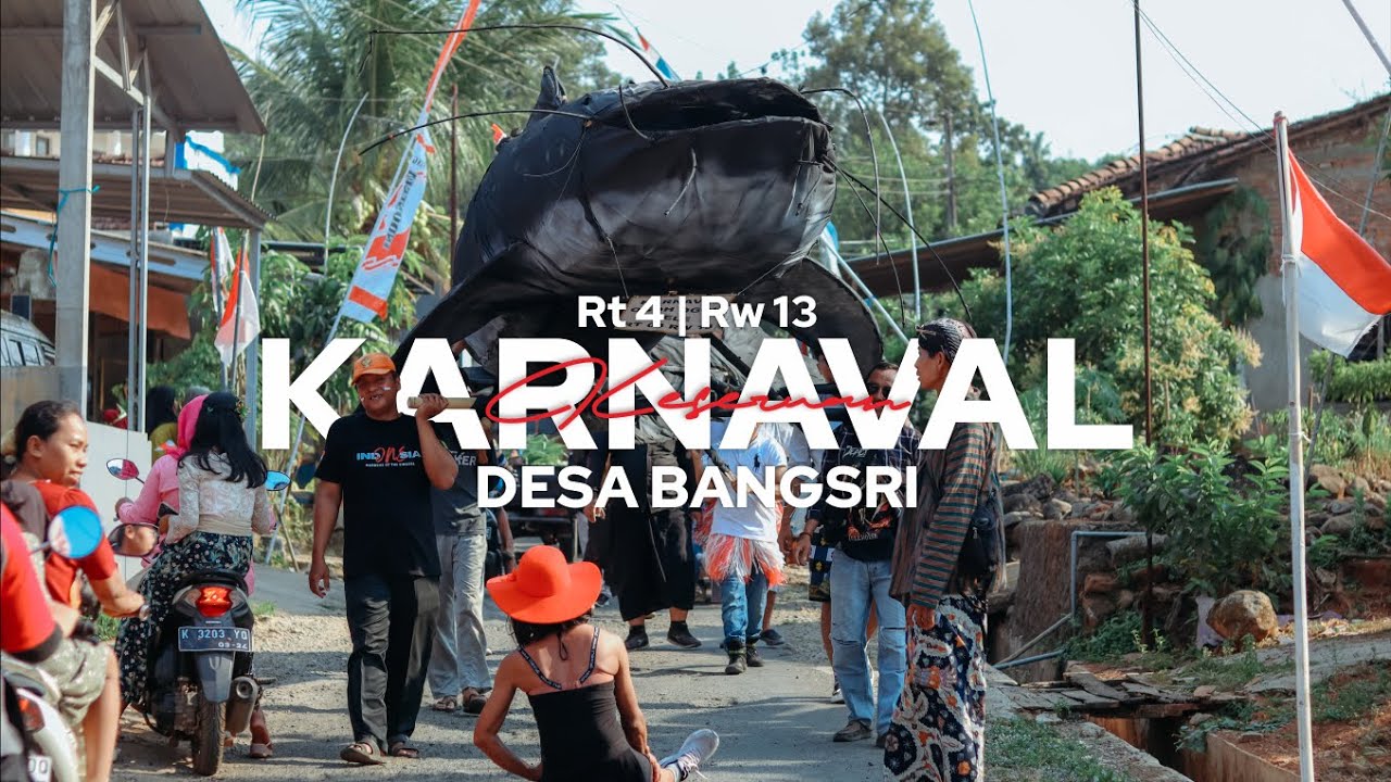 KESERUAN KARNAVAL RT4 RW 13 DESA BANGSRI KAB. JEPARA 2023 - YouTube