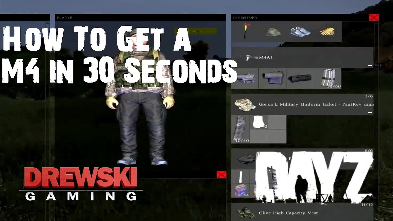 How to get an M4 in 30 seconds (DayZ Standalone) - YouTube