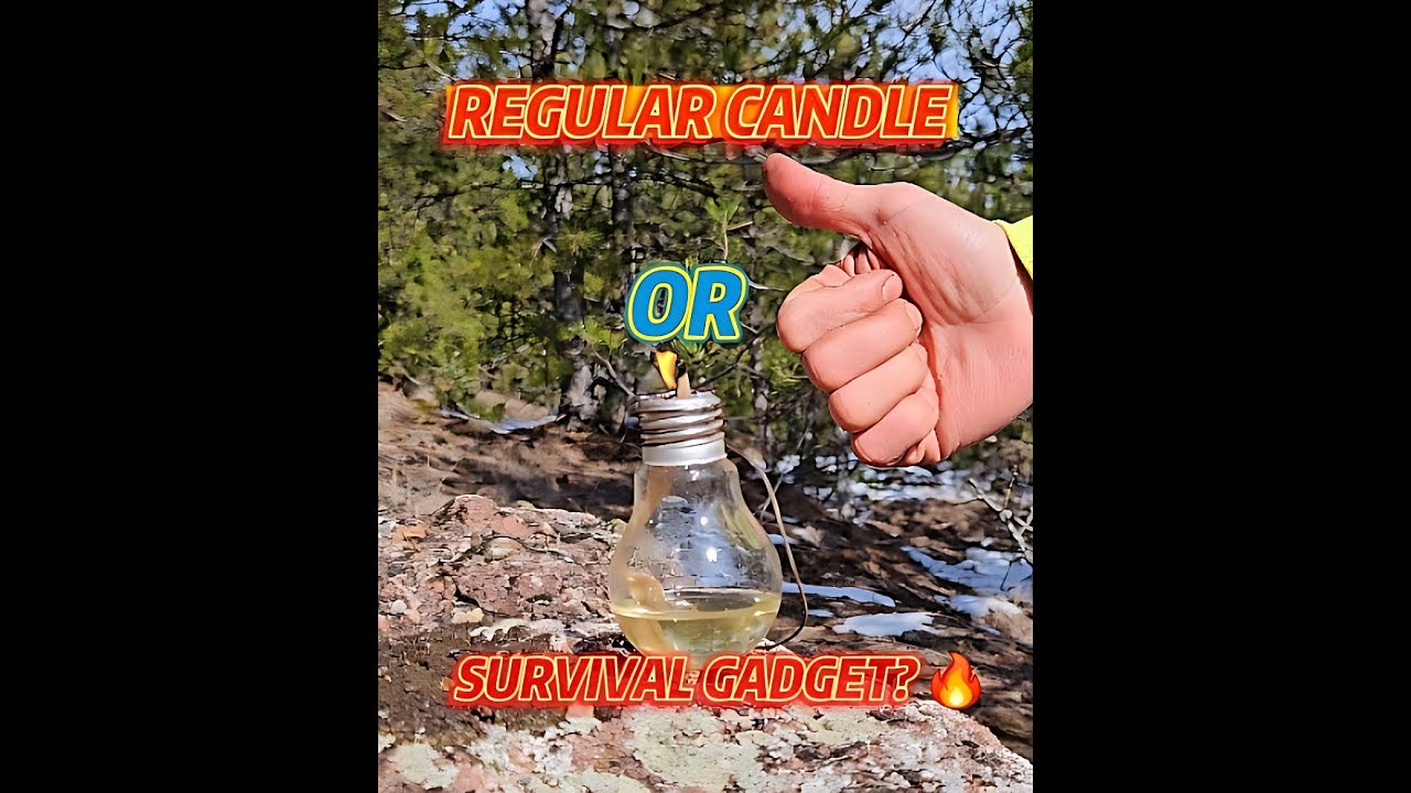 🔥A Light Bulb That Replaces a Stove!Survival Life Hack😱#survival # ...