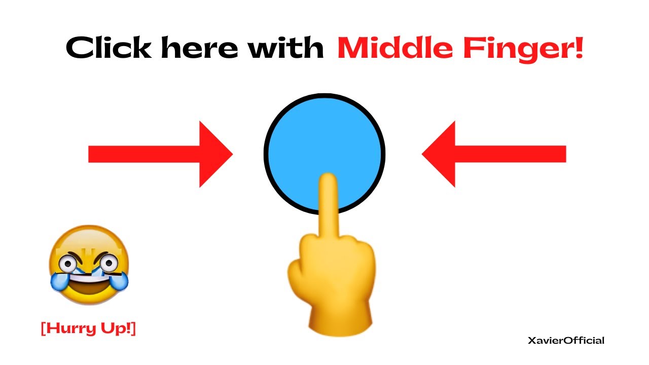 Click This Video With Your Middle Finger.. [Hurry Up]😲 - YouTube