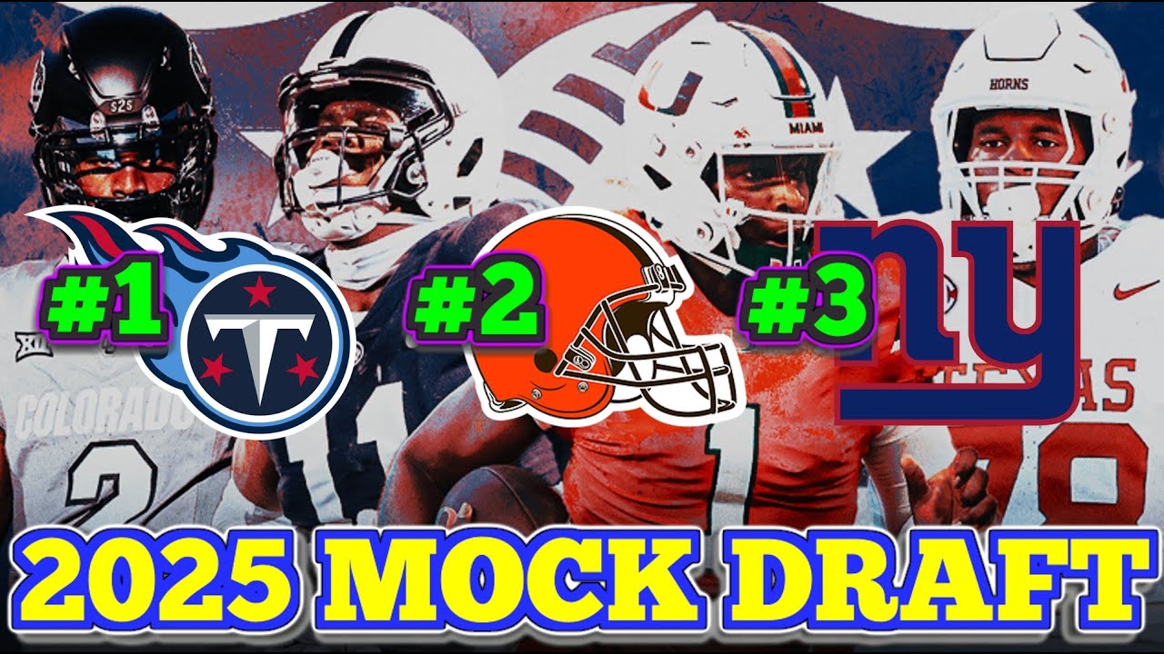 2025 NFL Mock Draft - Post-Season Predictions for Every Team! - YouTube