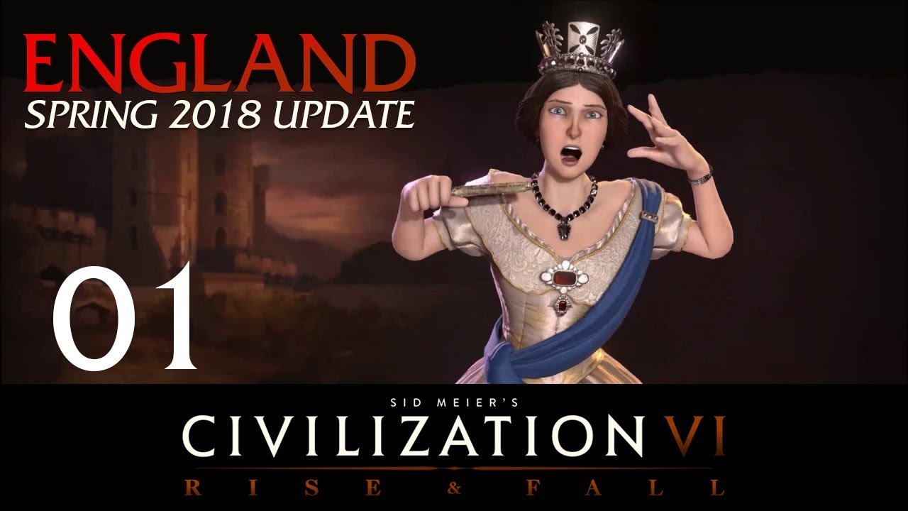 Civilization 6 | Deity England Let's Play | Spring 2018 Update ...