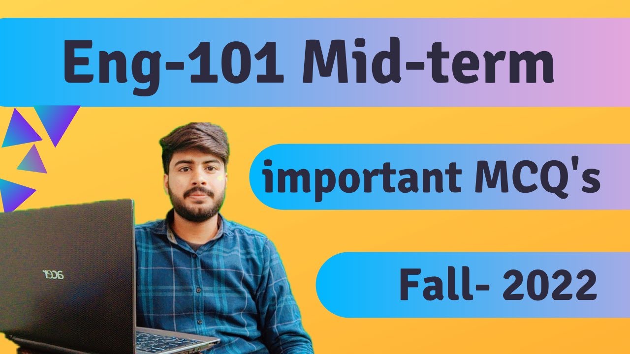 eng101 midterm solved mcqs || eng 101 midterm preparation MCQ's, Past ...