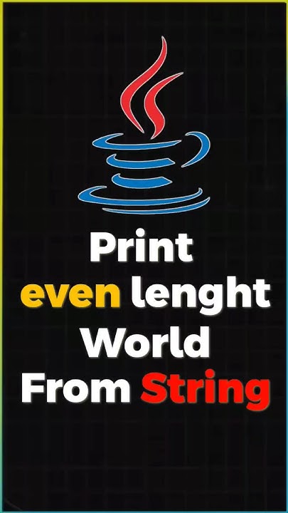 Find even letter words ! Java interview questions #shorts #java - YouTube