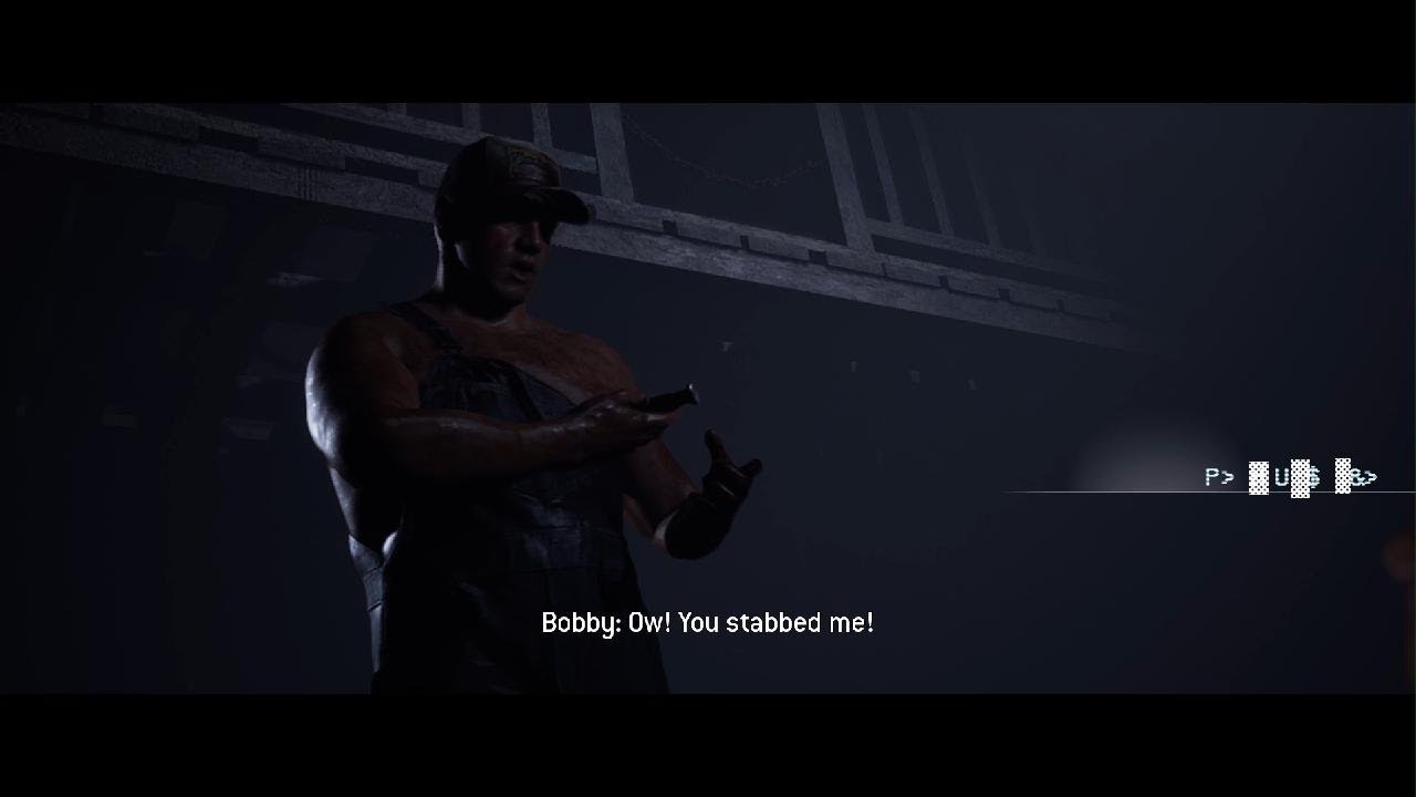 Ow! You stabbed me! (Bobby - The Quarry) - YouTube