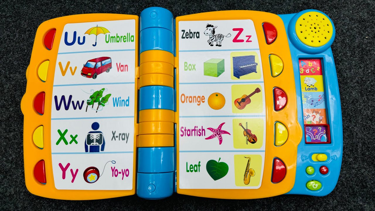 6 Minutes Satisfying with Unboxing Activity Talking Book | Alphabets ...