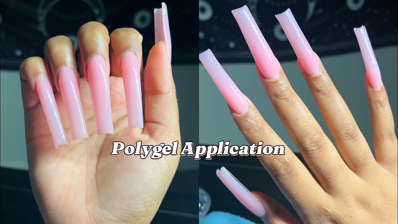Polygel Tutorial | Real Time Application | Beginner Friendly - YouTube