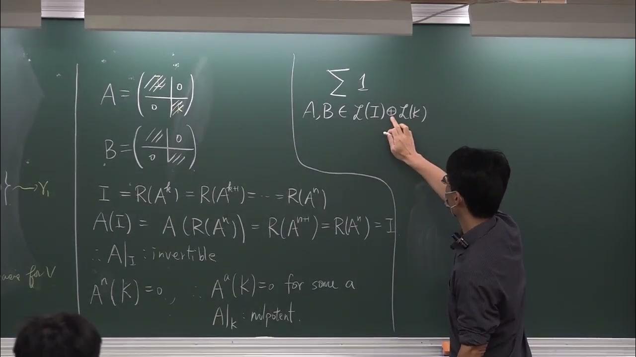 20220415 Linear Algebra II Lecture 17 Pairs of commuting matrices over a finite field - YouTube