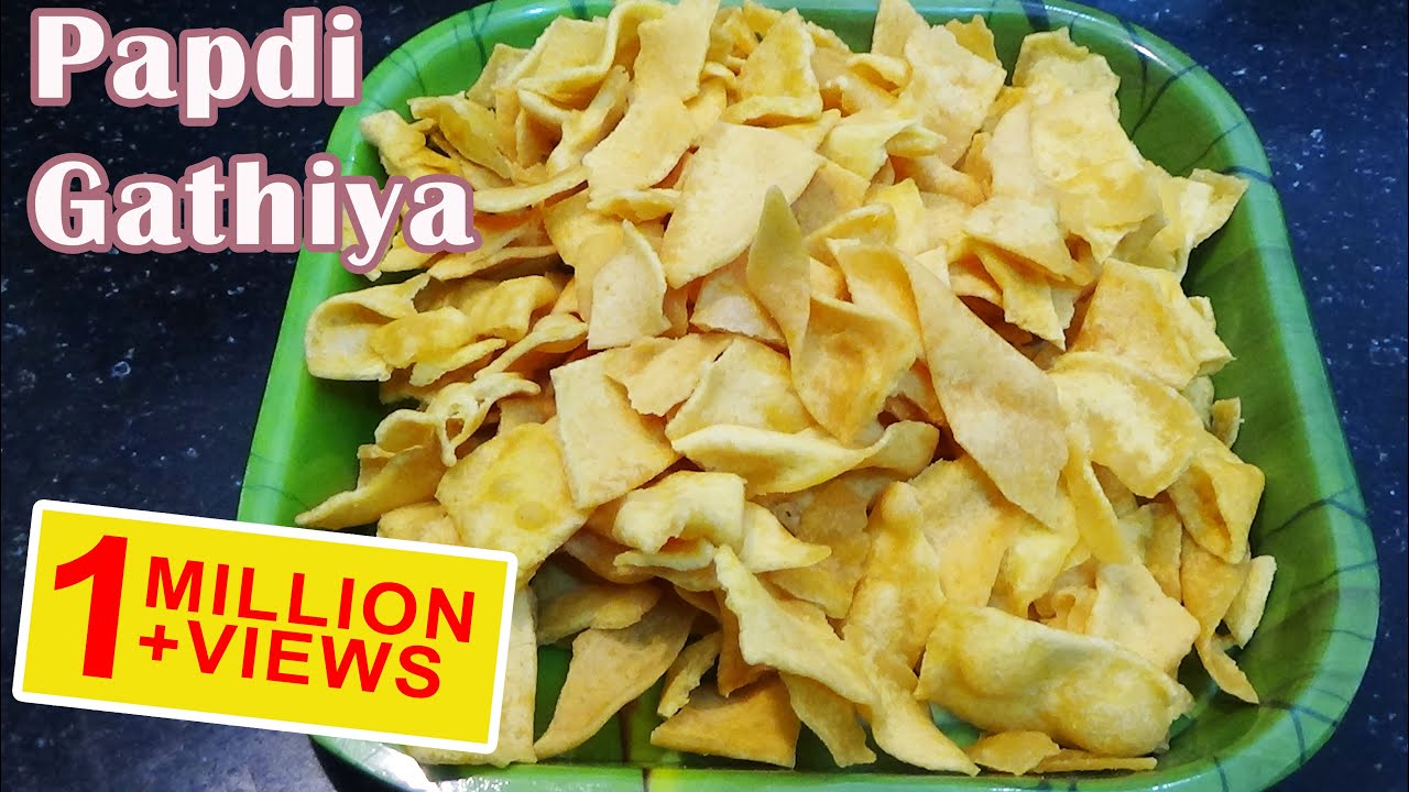 Papdi Gathiya Recipe | Papdi Gathiya Fafadi | पपड़ी रेसिपी | Besan ...