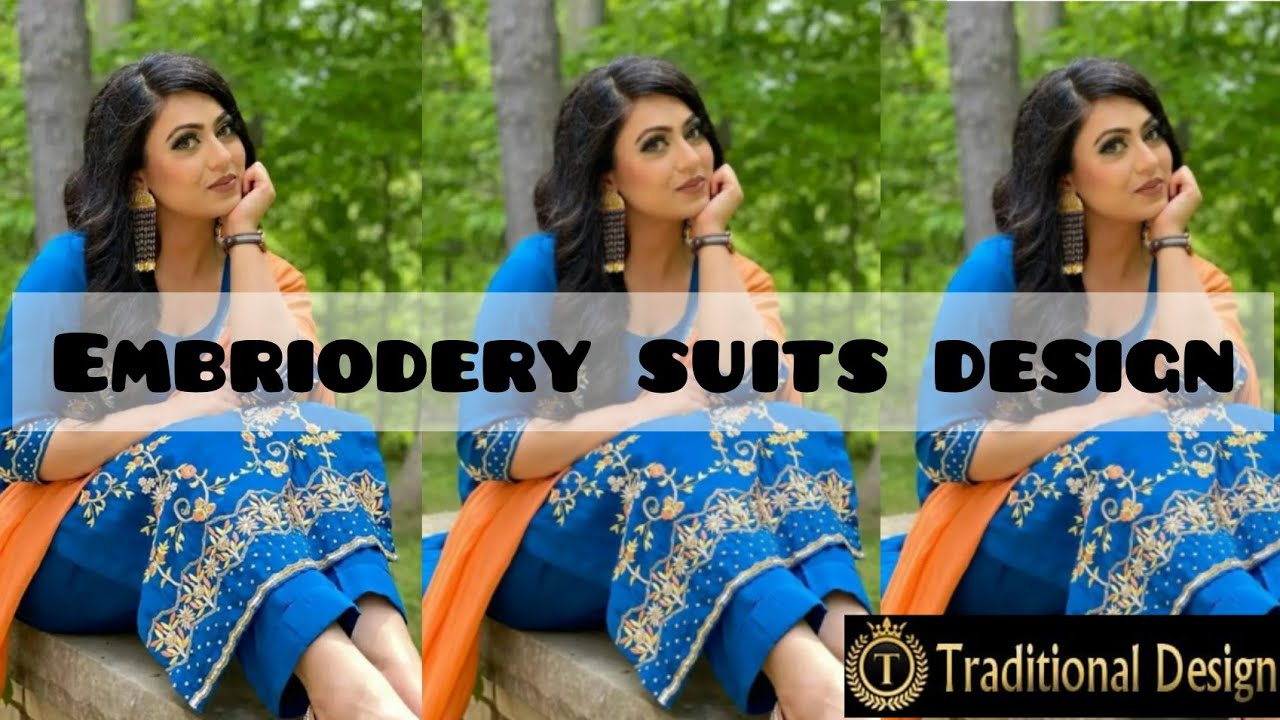 New embroidery suits collection || beautiful suits design ideas ...