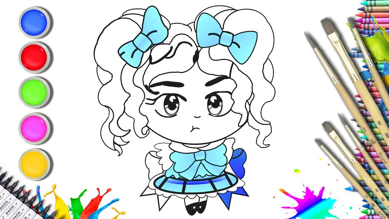 How to Draw a Rainbow High Fashion Doll 🌈 Skyler - YouTube