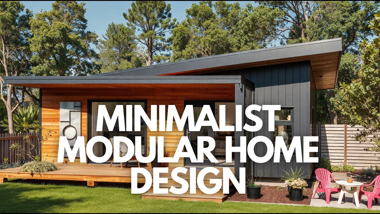 "Modern Elegance: A Minimalist Modular Home Design" - YouTube