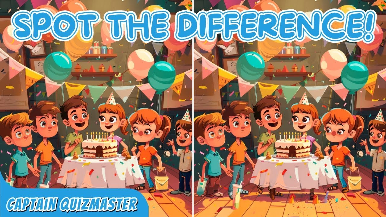 SPOT THE DIFFERENCES: Can you Spot Them ALL? Quiz Game - YouTube