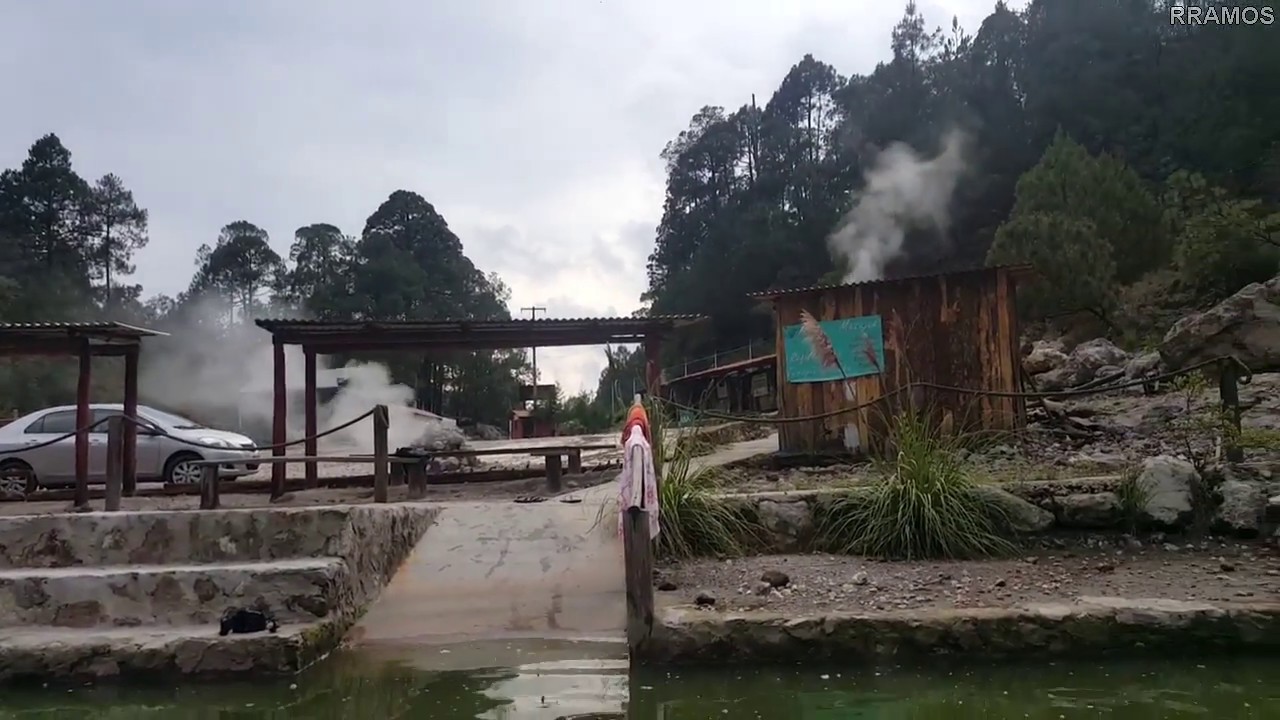 LOS AZUFRES MICHOACAN - AGUAS TERMALES SULFUROSAS - YouTube