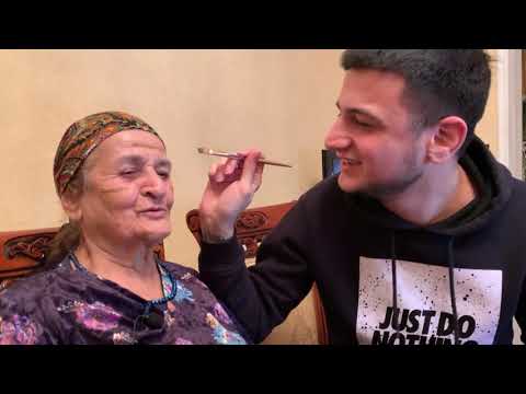 NƏNƏNİ MAKİYAJ ELƏDİM!