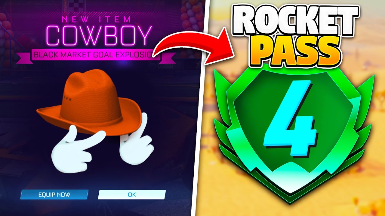 New SEASON 4 ROCKET PASS Is HERE! Cowboy Goal Explosions And More ...