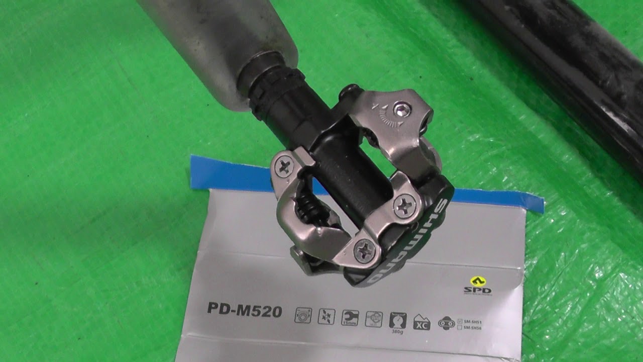 Shimano PD M520 pedals : a quick look - YouTube