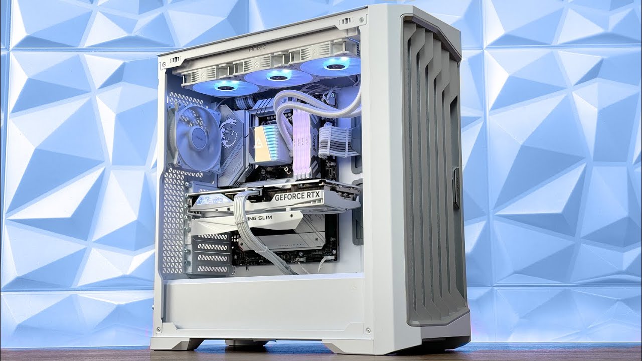 WHITE SILVER PC BUILD - ANTEC PERFORMANCE 1 | R9 7900X3D | RTX 4070 ...