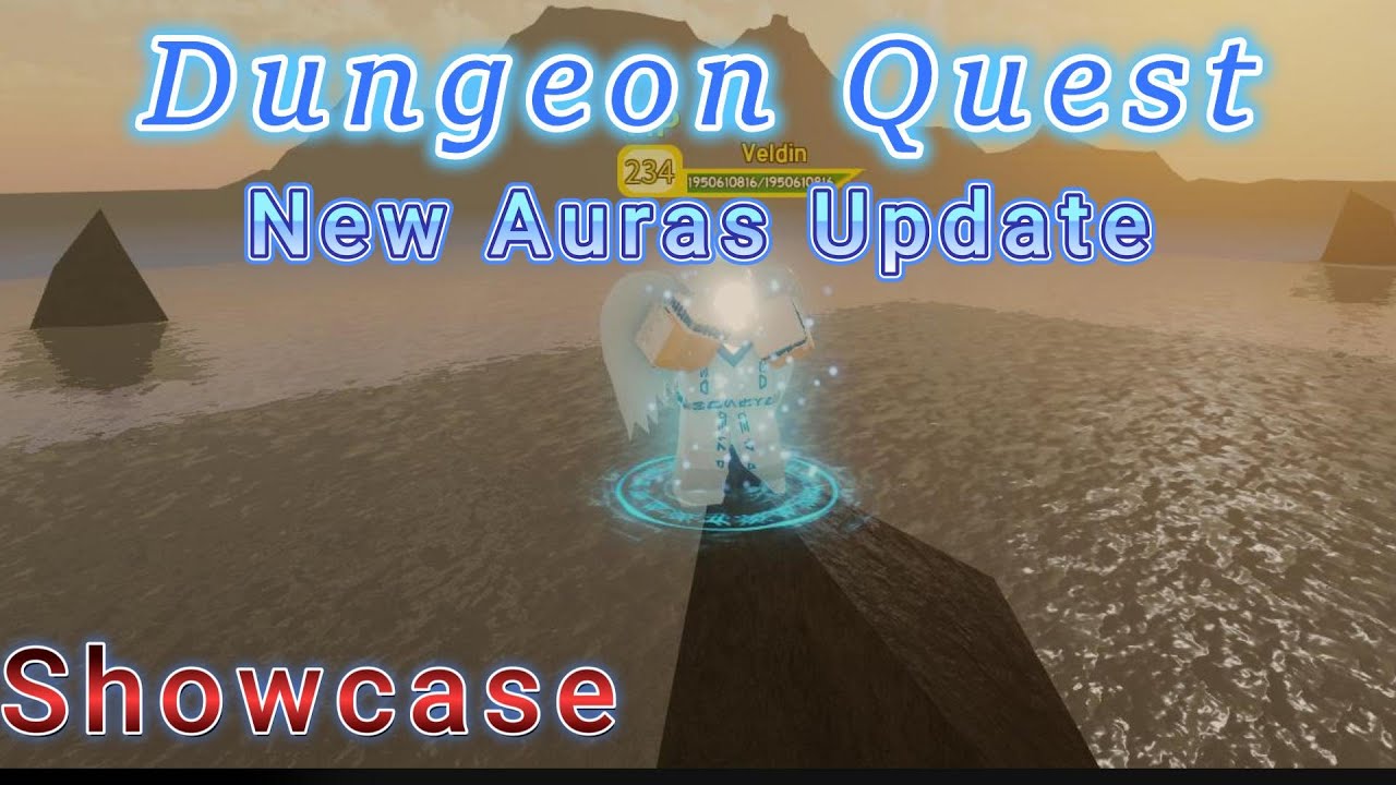 New Dungeon Quest Aura Update Showcase - YouTube