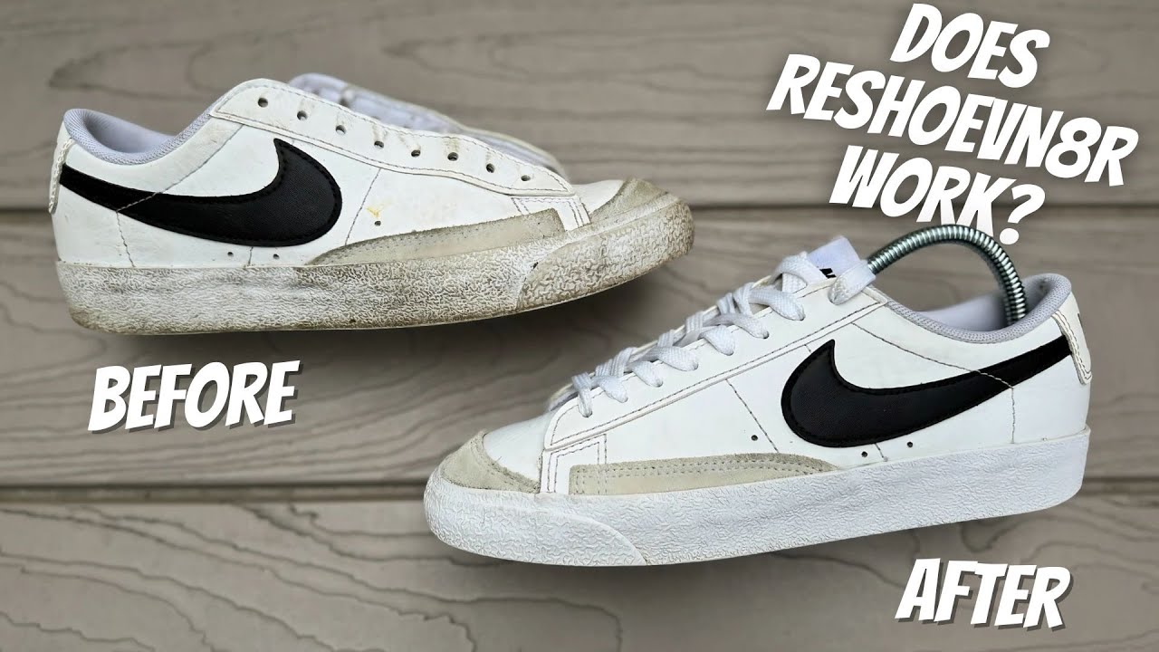 How to Clean DIRTY SNEAKERS With RESHOEVN8R! | How to Clean Nike ...