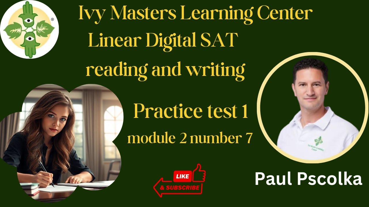 Linear Digital SAT reading and writing practice test 1 module 2 number ...