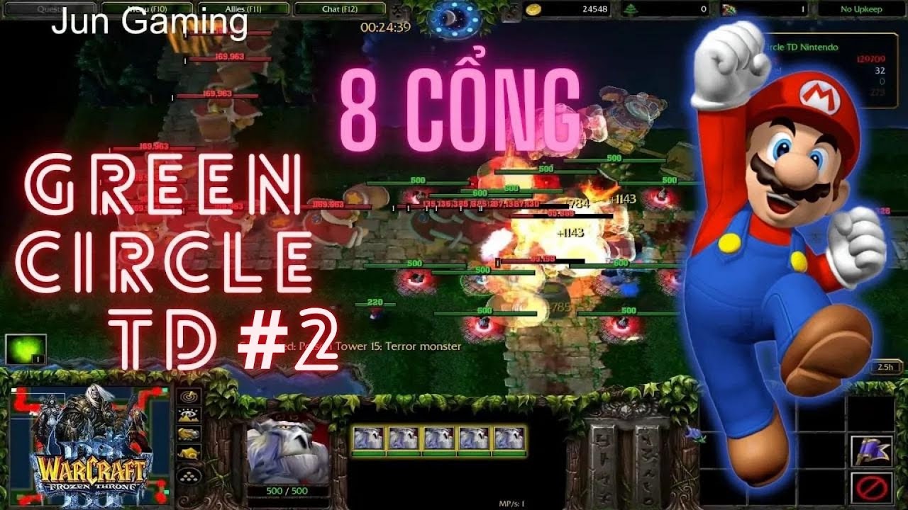 Warcraft III : Green Circle TD - Giới thiệu các Map TD #2 - YouTube