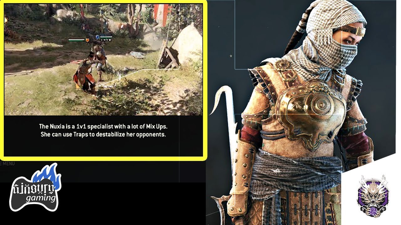 For Honor IN-GAME Guide: Nuxia Basic & Advanced Moveset - YouTube