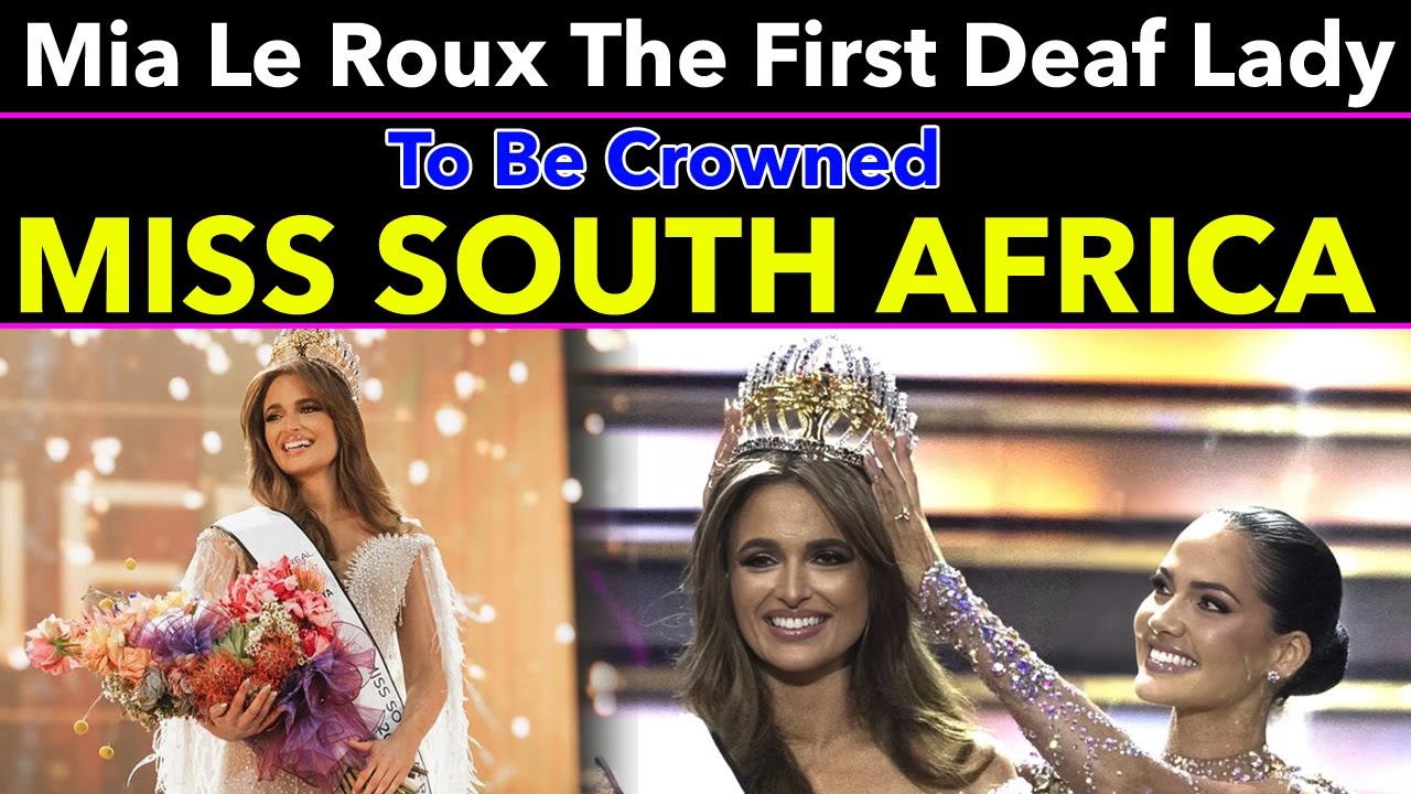 First deaf Miss South Africa crowned after divisive competition - YouTube