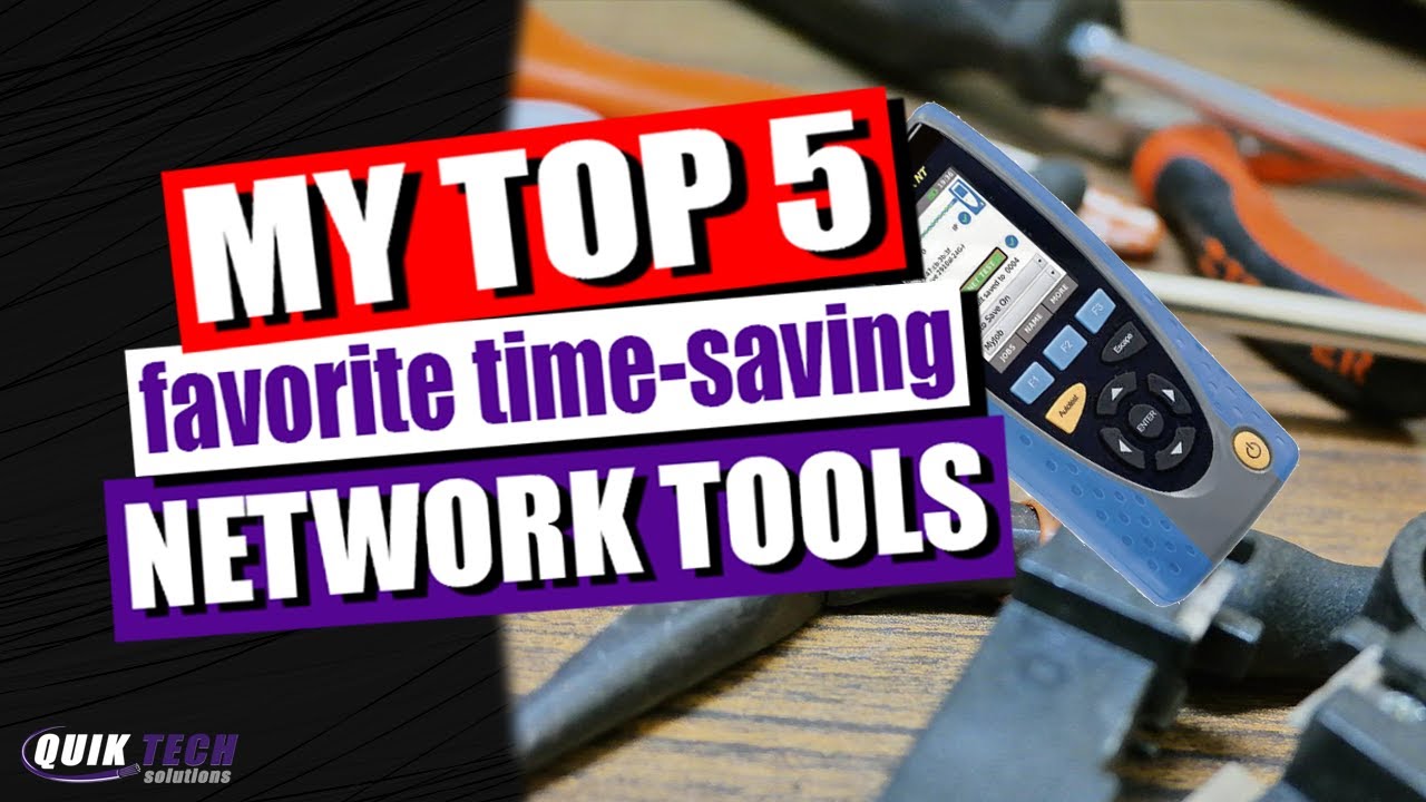 My Top 5 Favorite Time-Saving Network Tools - YouTube