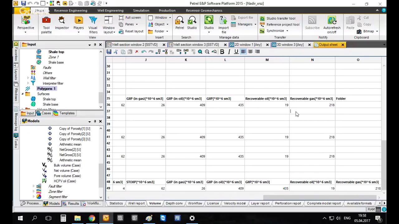 Introduction to Petrel. Property distribution. - YouTube