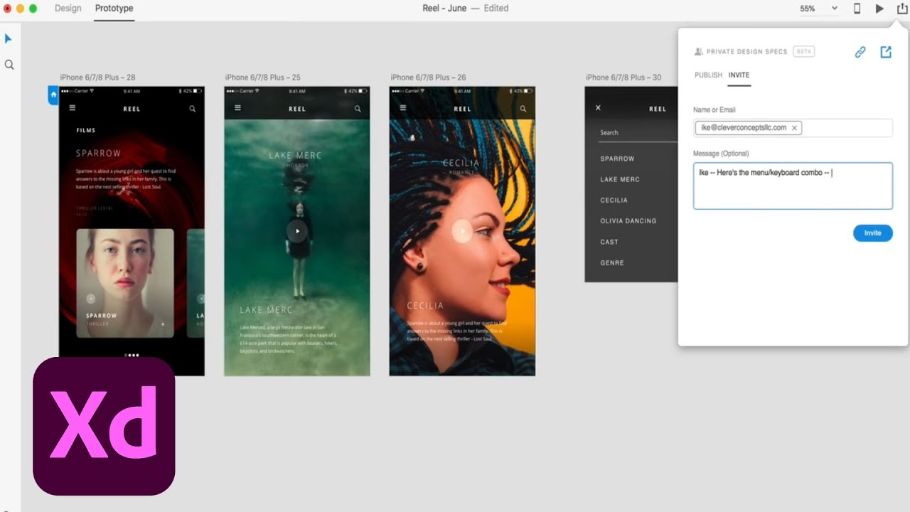 Adobe XD July Update: Commenting on Design Specs | Adobe Creative Cloud - YouTube