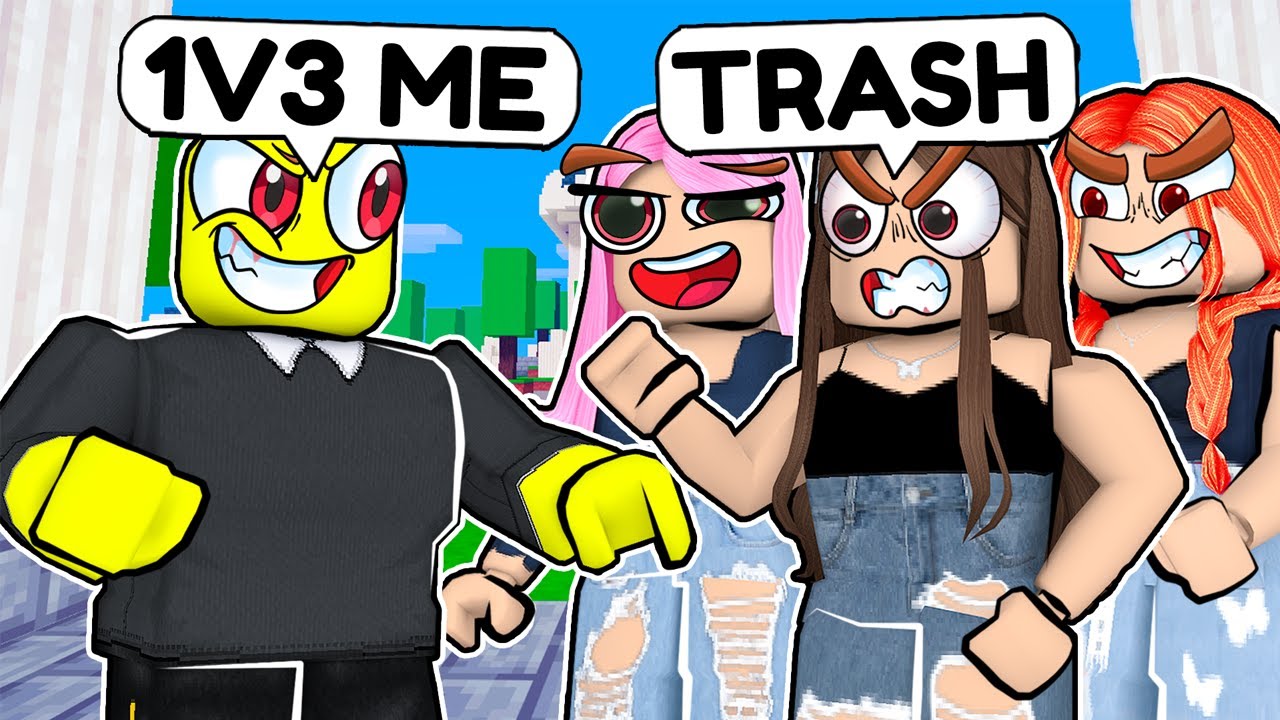 I Found A TOXIC GIRL CLAN... (Roblox Bedwars) - YouTube